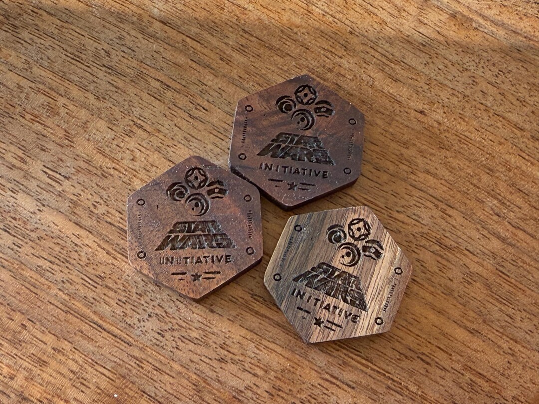 Star Wars Unlimited SWU Initiative Token (single) Small Black Walnut ...