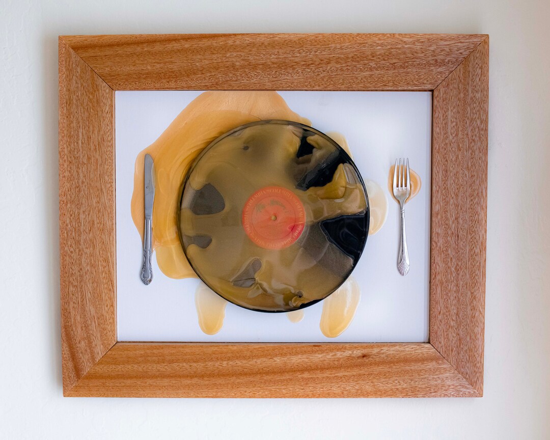 Mixed Media Vinyl Record Art Aka music for - Etsy
