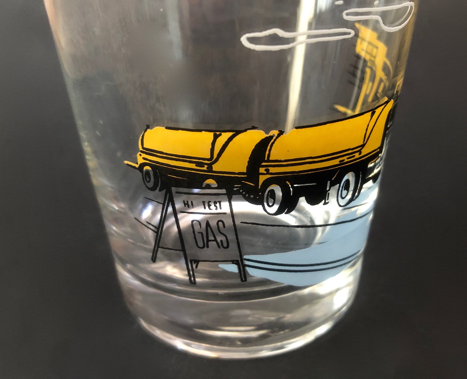 Vintage Big Rig Semi Truck Double Old Fashioned Glasses Set - Etsy