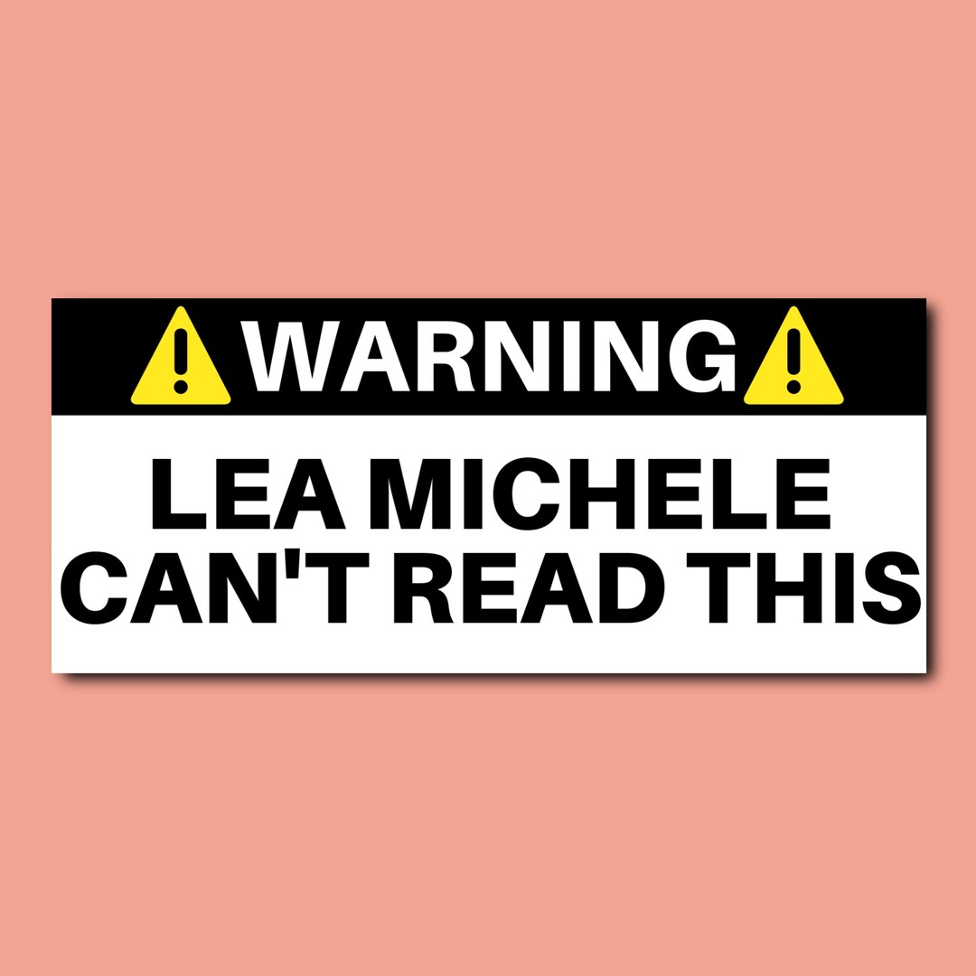 Can't Read Bumper Sticker - Etsy