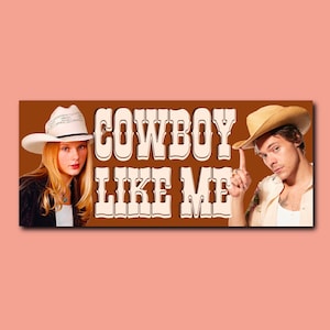 Cowboy Bumper Sticker & Car Magnet - Etsy