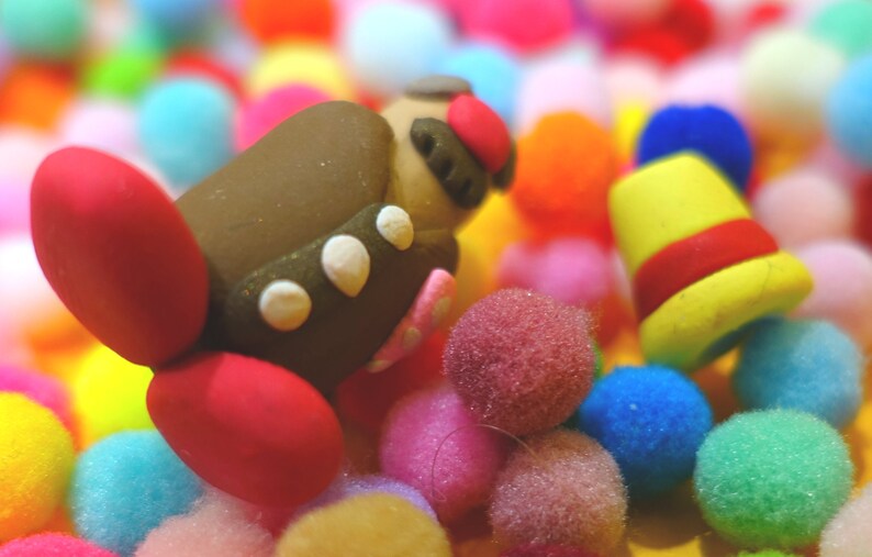 The Inspector Cute Character Miniature Hand Made Polymer | Etsy