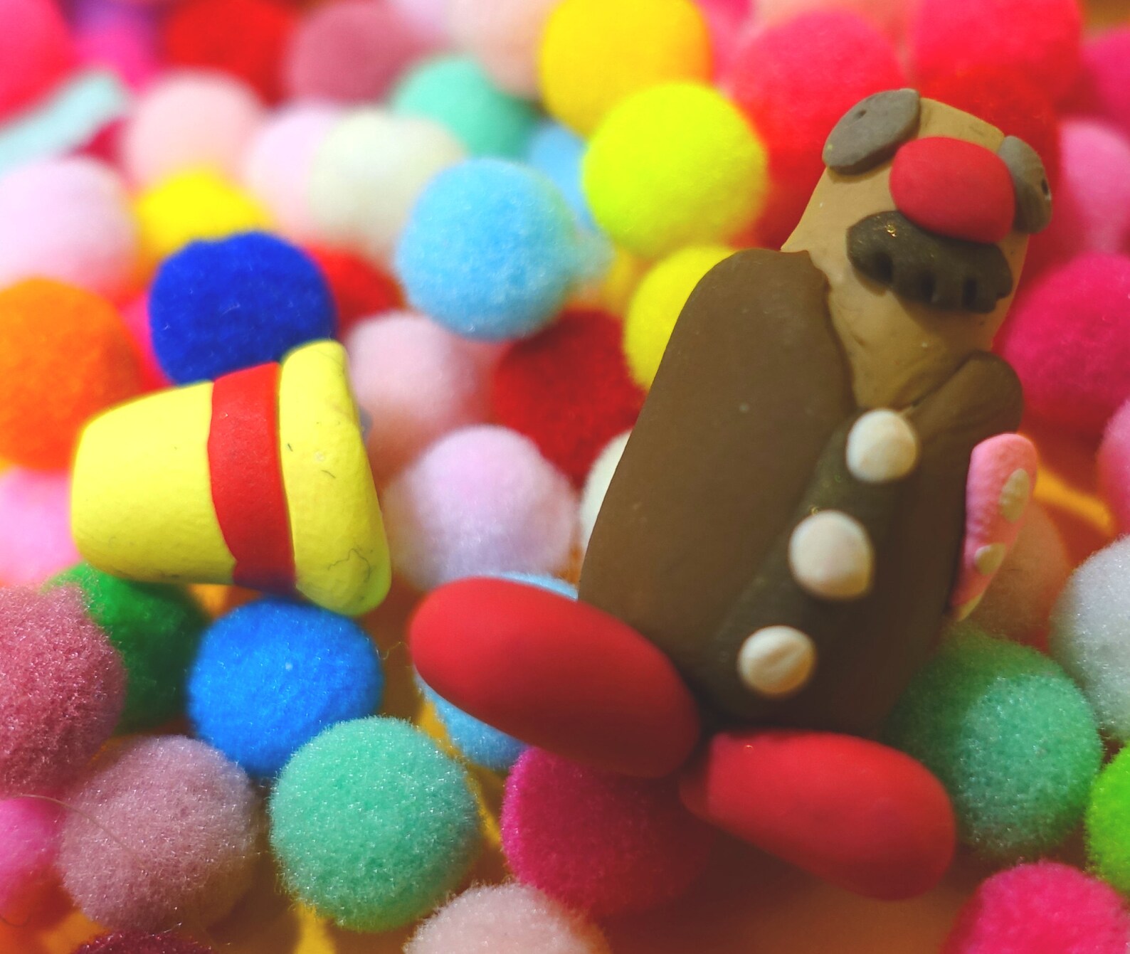 The Inspector, Cute Character Miniature - Hand Made Polymer Clay Human ...