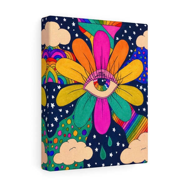 Trippy Canvas Art - Etsy