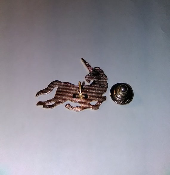 1980s AVON Horned Magical Animal Tac Pin - Gem
