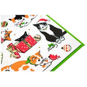 Meowy Christmas Cat Greeting Card - Etsy Canada