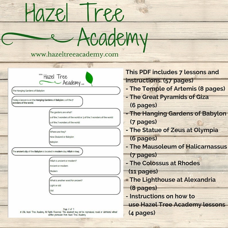 7 Wonders of the Ancient World, Rapid Prompting Method (RPM) Lessons ...