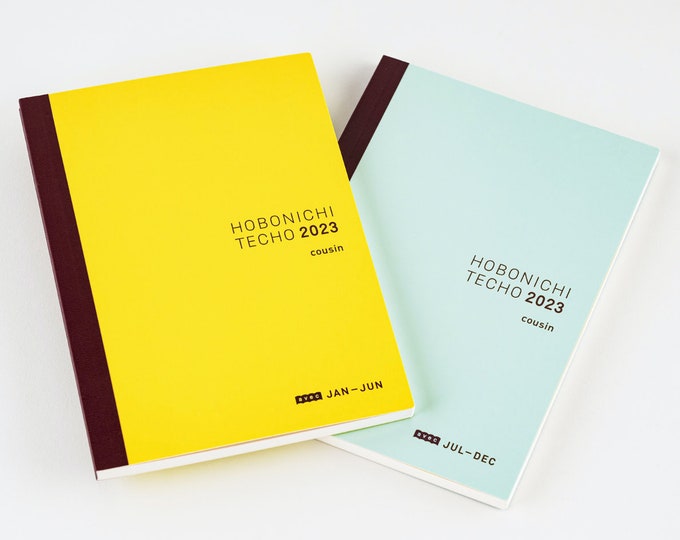 Hobonichi Techo Original Avec Book 2024 January Start 6-month X2 Book ...