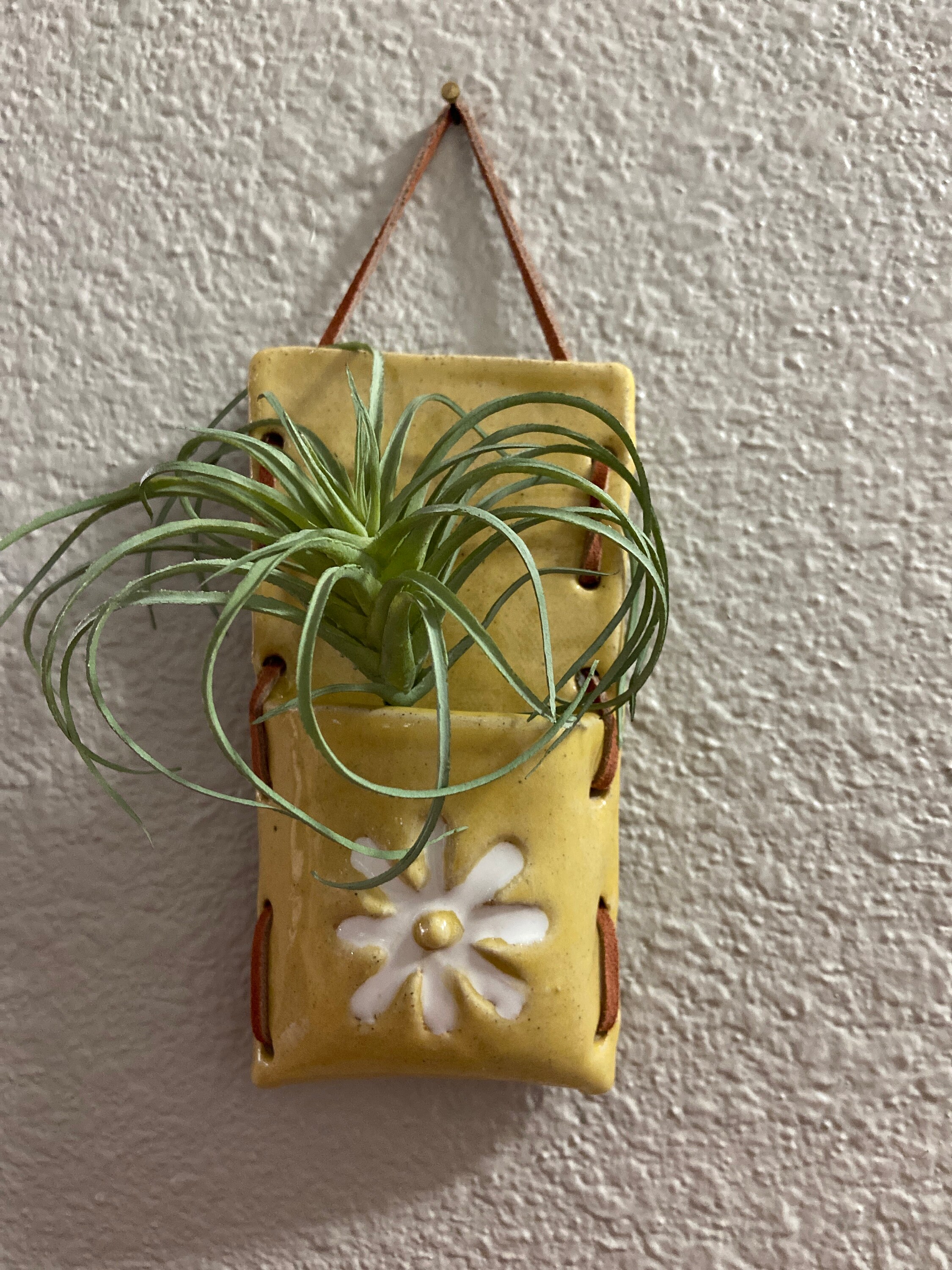 Yellow Daisy Pocket Planter - Etsy