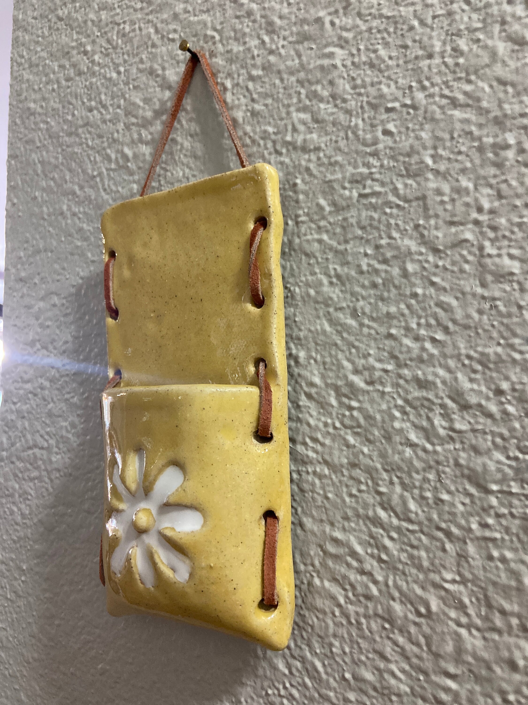 Yellow Daisy Pocket Planter - Etsy