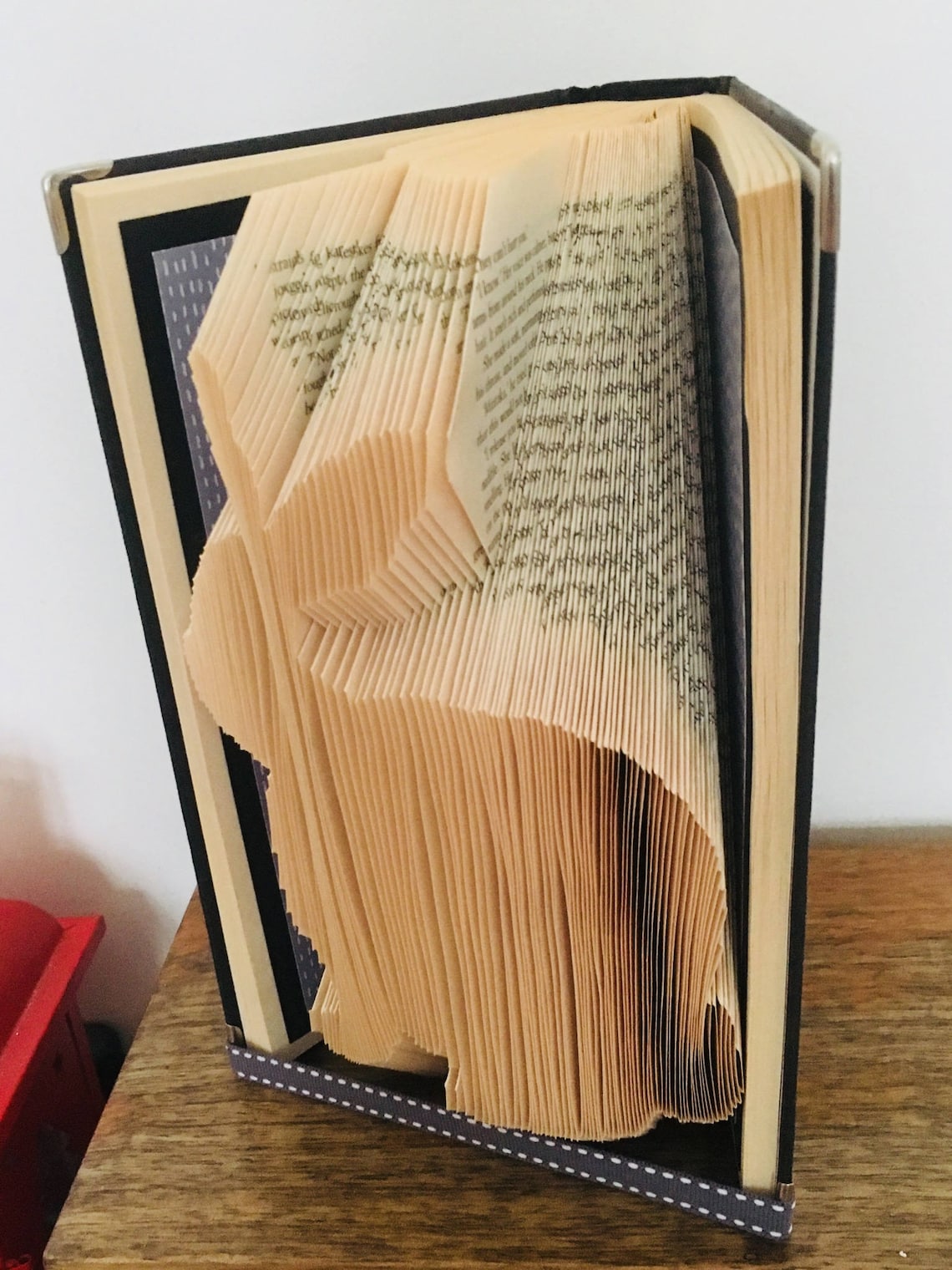 Bunny Rabbit Book Folding Pattern Rabbit folded book art | Etsy