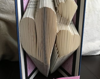 Book Paper Heart | Etsy