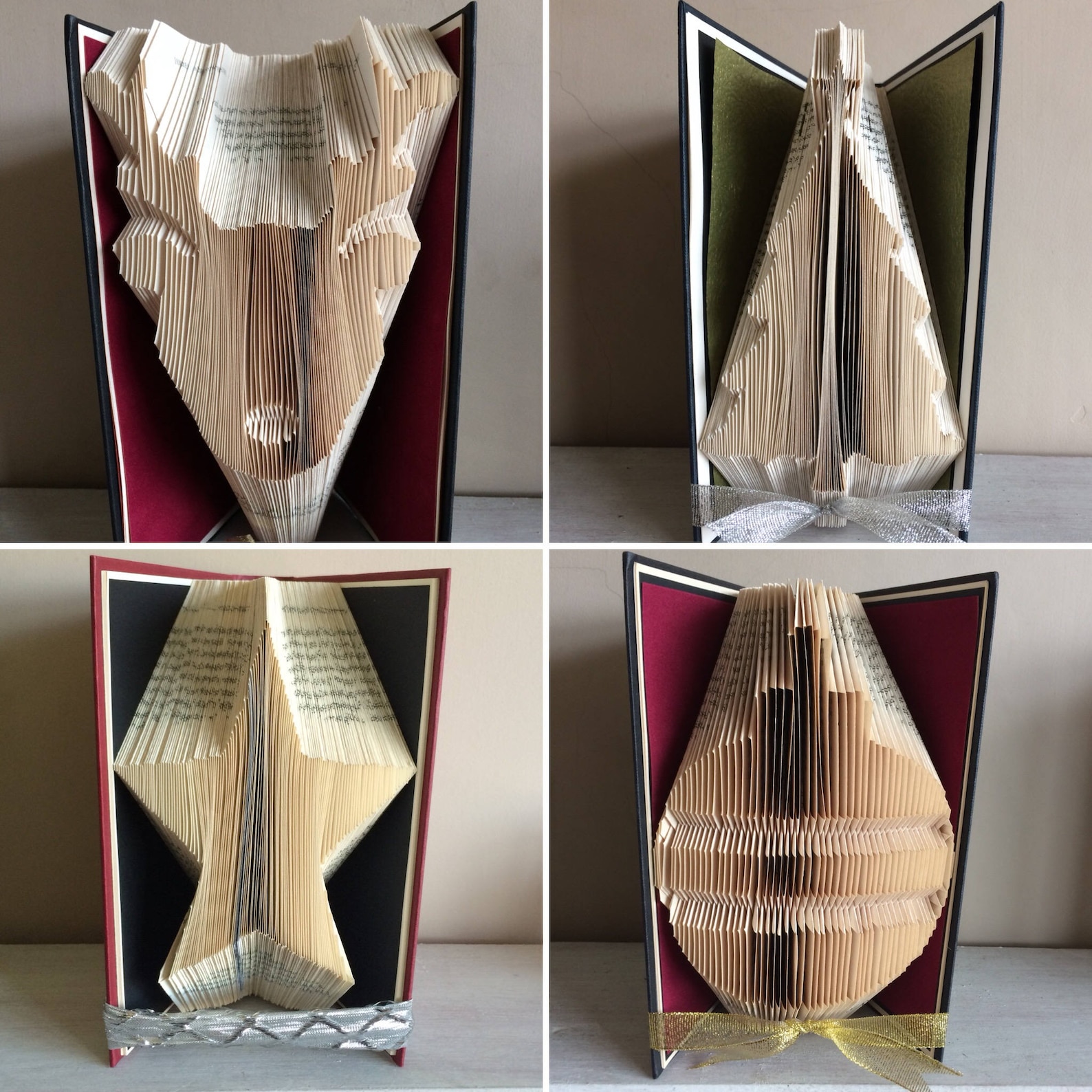 The Christmas Collection Christmas Book Folding Patterns - Etsy