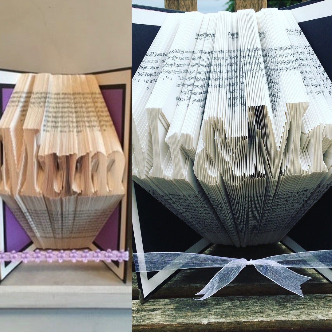 Full Upper and Lower Case Alphabet SMALL Size Book Folding Patterns ...