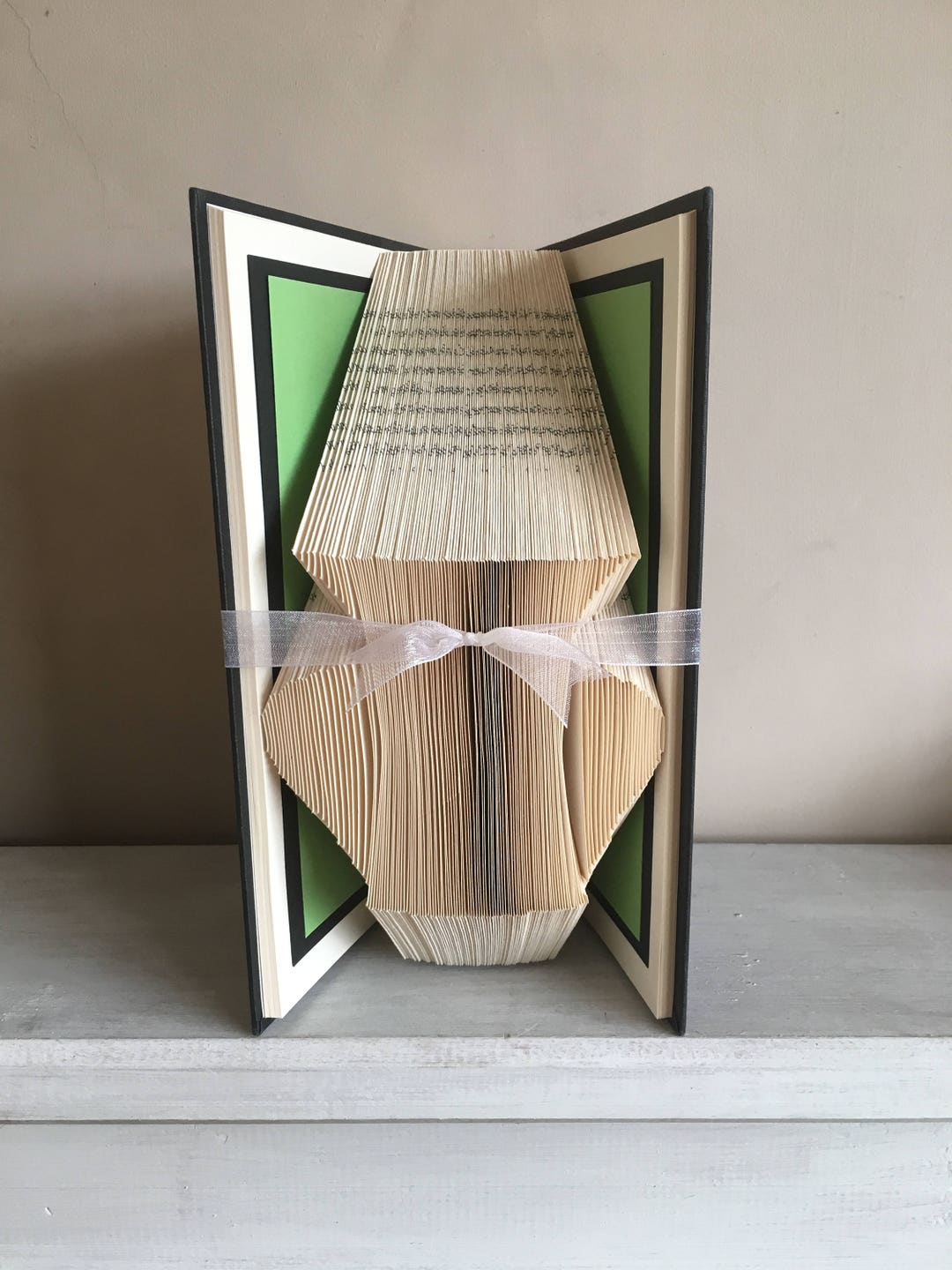 Vase Book Folding Pattern - Mother's Day Gift - Gift for Her - Teacher ...