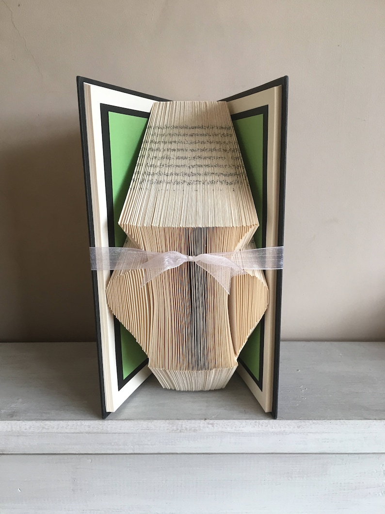 Vase Book Folding Pattern - Mother's Day Gift - Gift for Her - Teacher ...