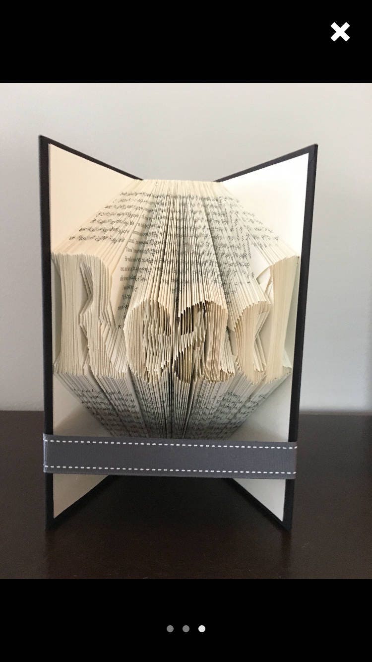 Read Book Folding Pattern Teacher Gift Gift for Book Lover | Etsy