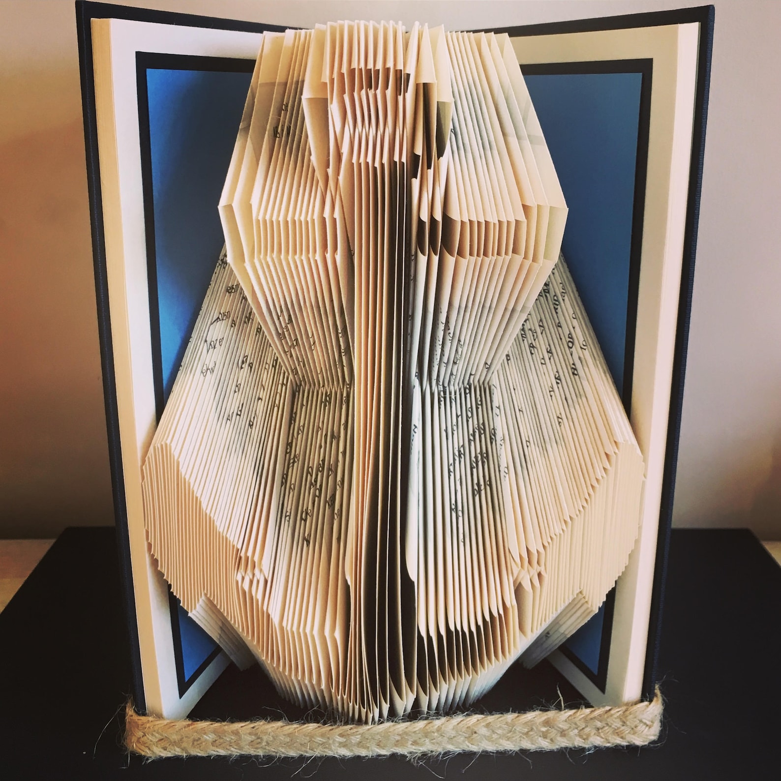 Anchor Book Folding Pattern Gifts for Him Sailor Navy | Etsy