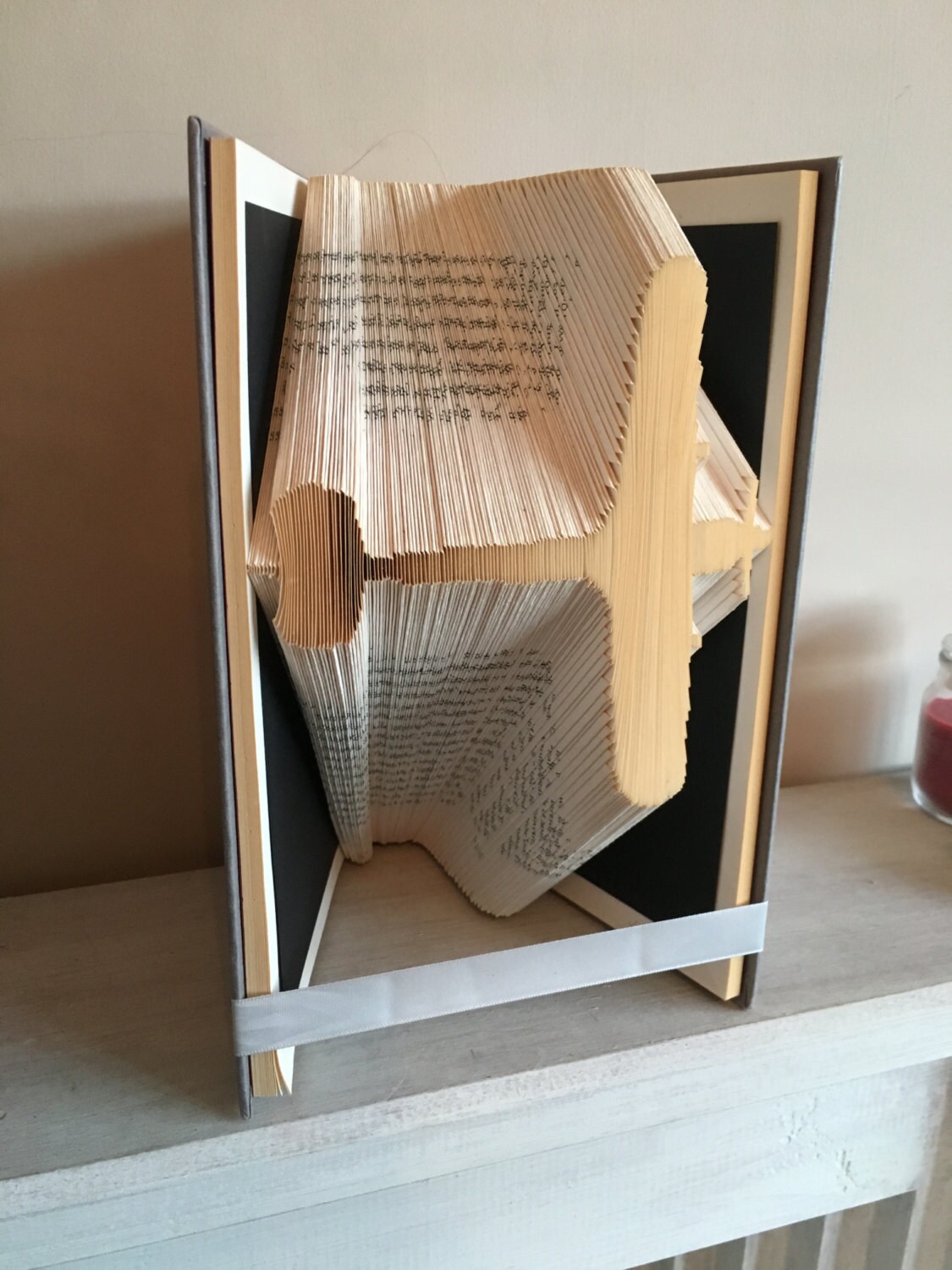 Spitfire Book Folding Pattern Spitfire Folded Book Art | Etsy