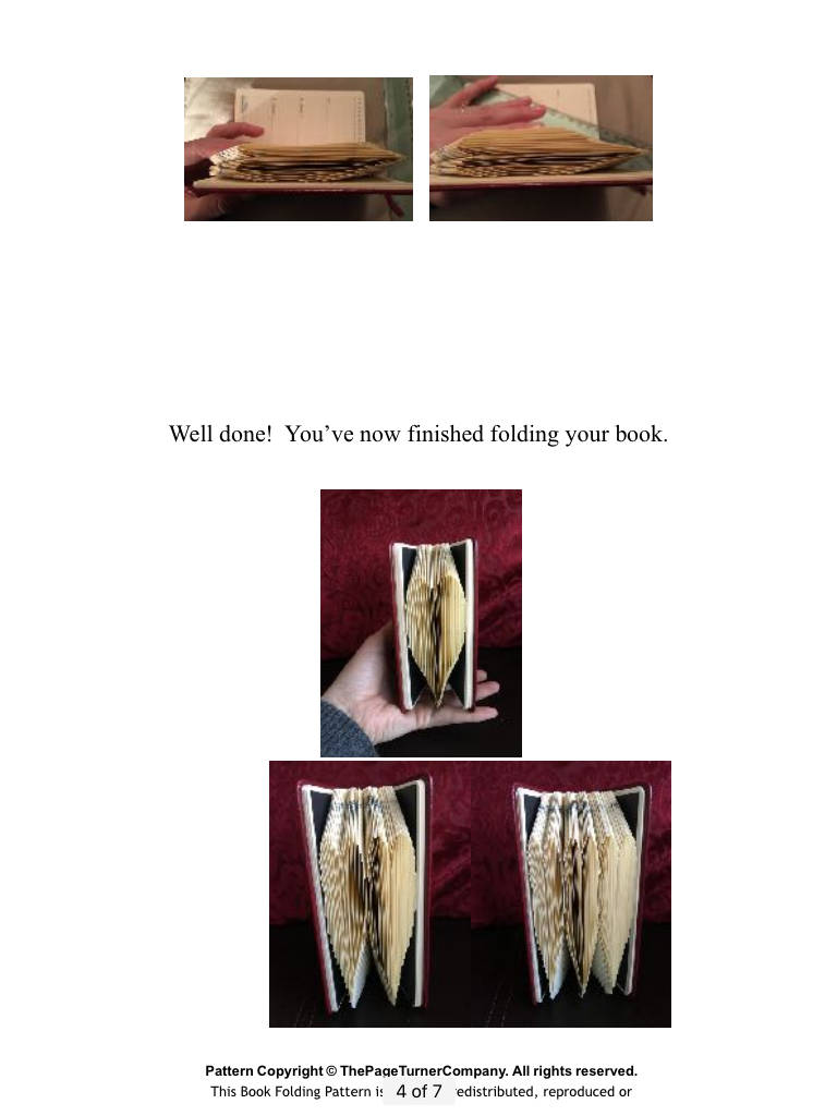 Book Folding Tutorial Booklet how to guide instructions | Etsy