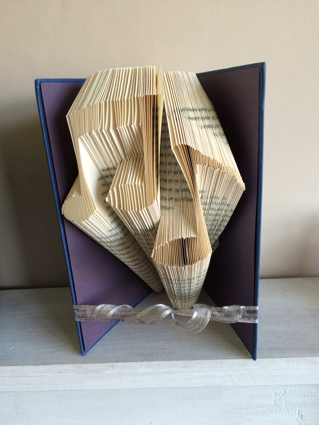 Musical Notes Book Folding Pattern - Folded Book Art - Gift for a ...