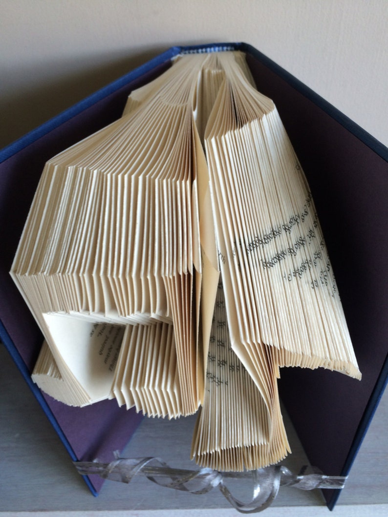 Musical Notes Book Folding Pattern Folded Book Art Gift - Etsy UK