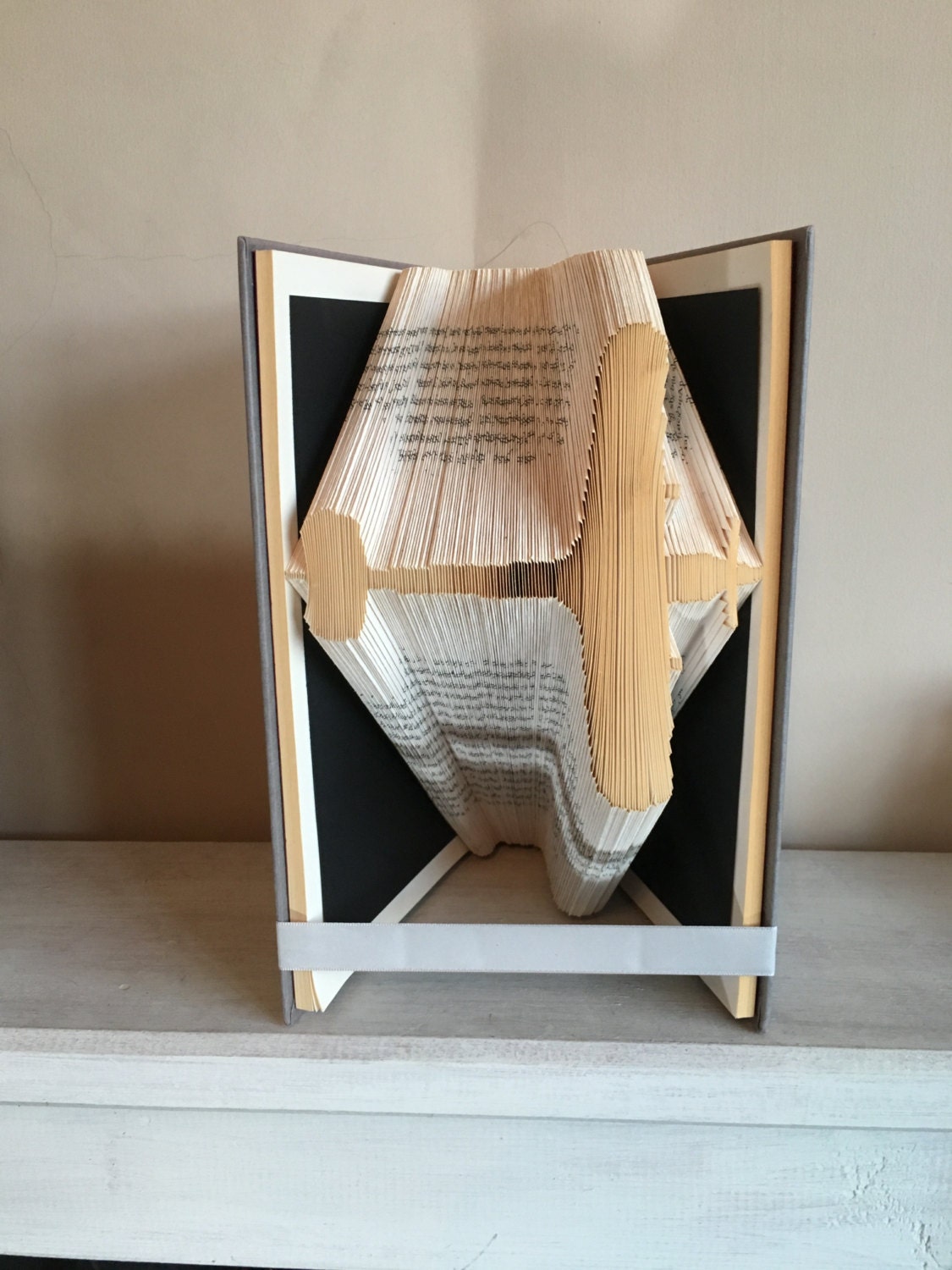 Spitfire Book Folding Pattern Spitfire Folded Book Art | Etsy