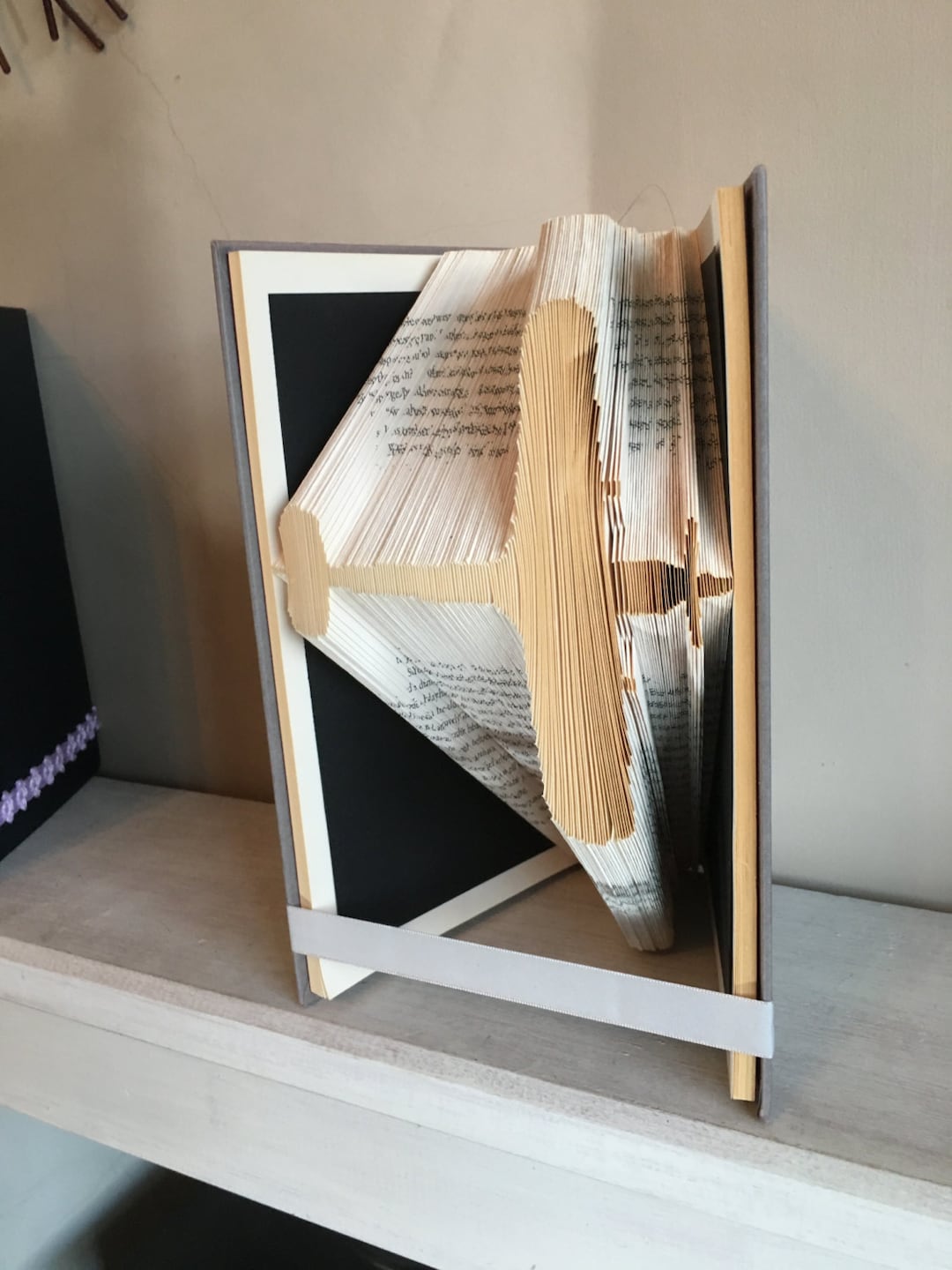 Spitfire Book Folding Pattern - Spitfire Folded Book Art - Father’s Day ...