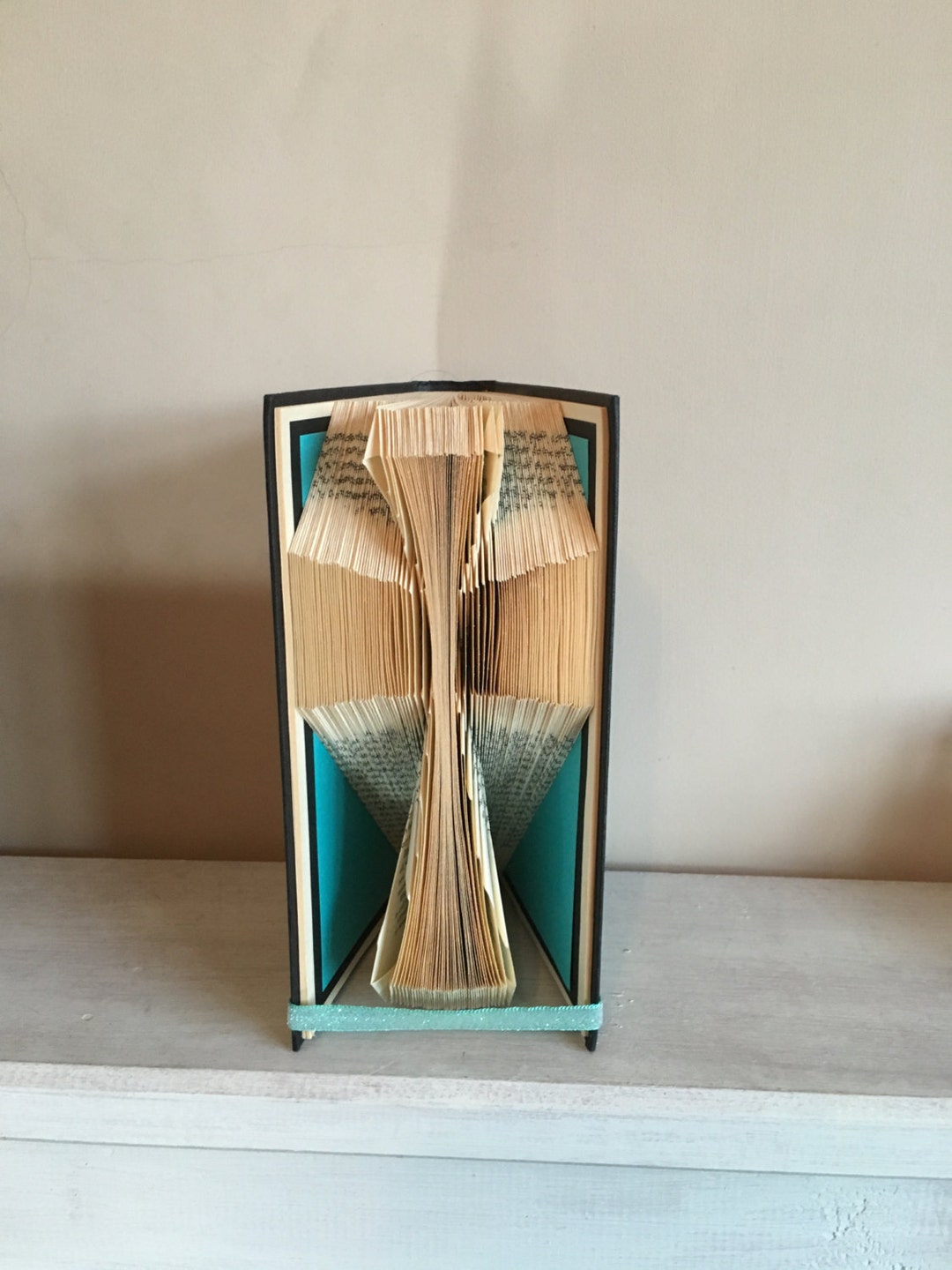 Cross Book Folding Pattern - Cross Folded Book Art - Home Decor - Love ...