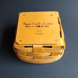 Vintage Royce Craft Basket Made in the Heart of Ohio 2001, - Etsy