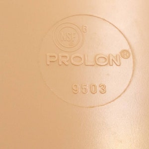 Vintage Prolon Peach Bowls and Plates, Camping Small Plates and Bowls ...