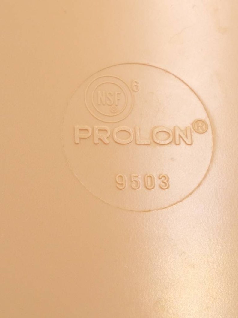 Vintage Prolon Peach Bowls and Plates, Camping Small Plates and Bowls ...