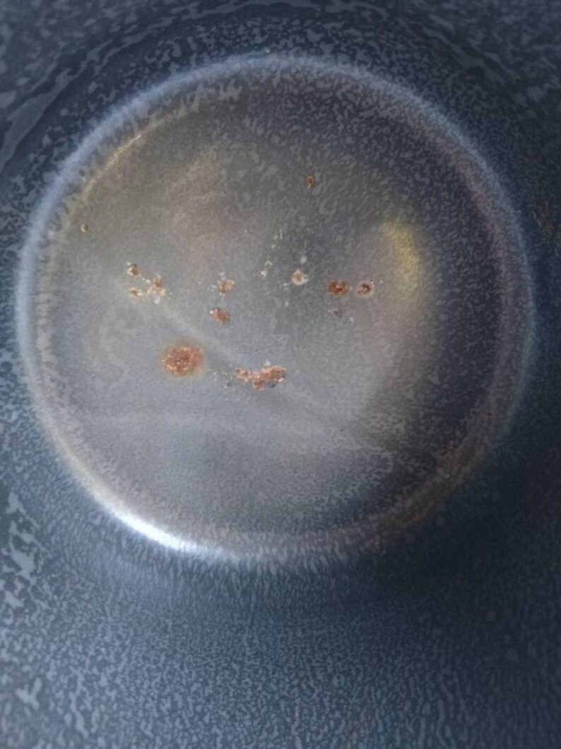 Vintage Graniteware Dark Grey Pot With Two Handles Grey - Etsy