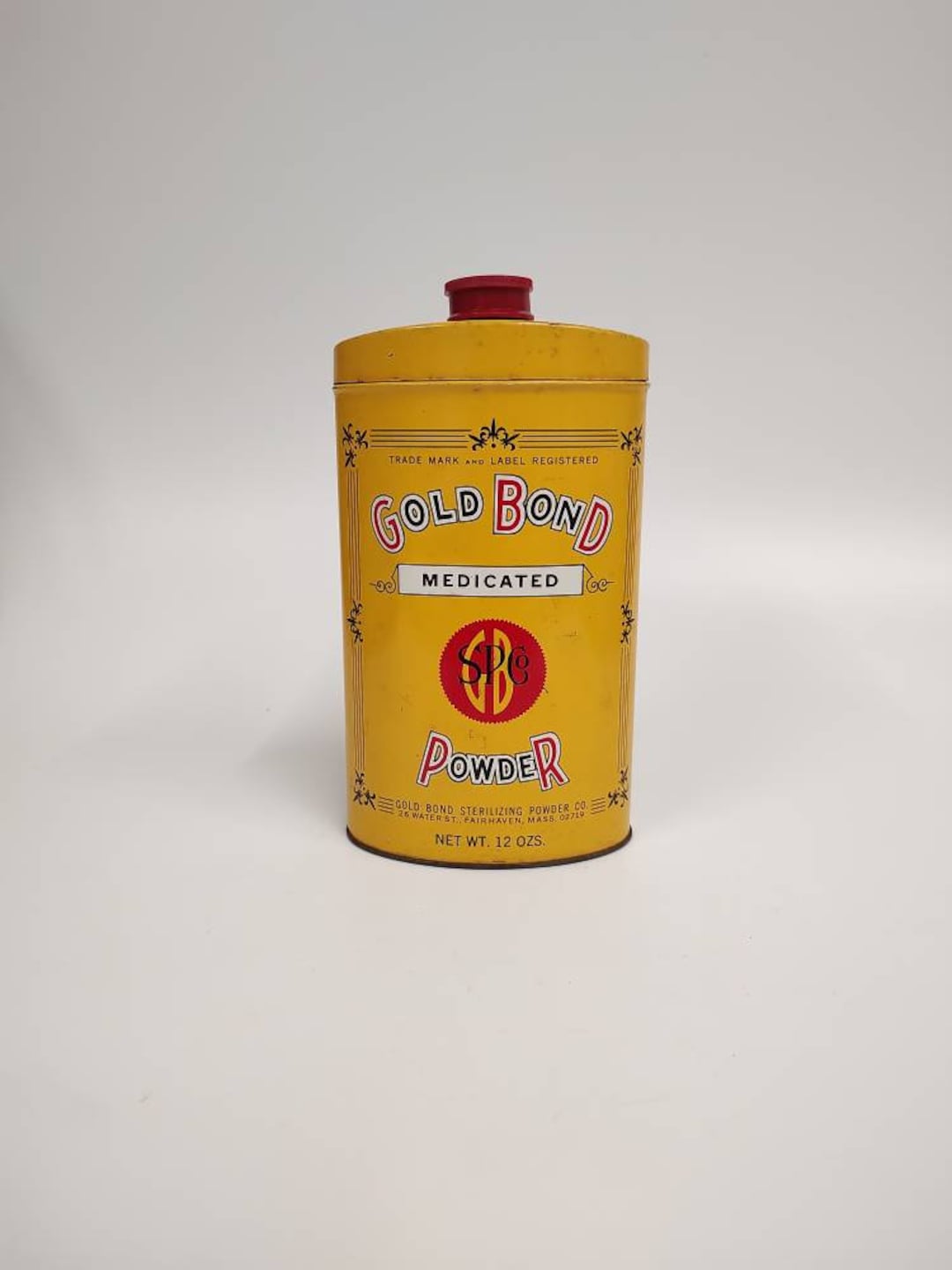 Gold Bond Medicated Powder Vintage Metal Container 12oz Talc - Etsy