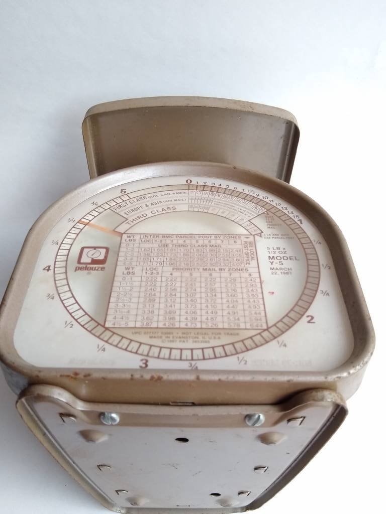 Vintage Pelouze Postal Scale Model Y-5 March 22 1981 Vintage | Etsy