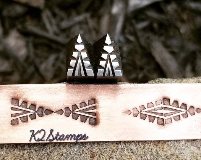 Triangle, Leather, Handmade, Metalstamp, Stamping, Chasing, Sun, Tribal ...
