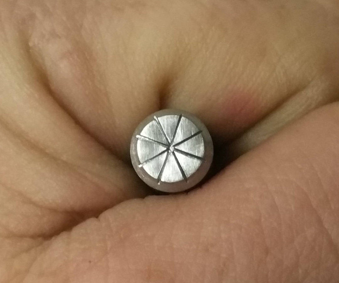 Wagon Wheel, Stamp, Handmade, Metalstamp, Stamping, Chasing, Repousse ...