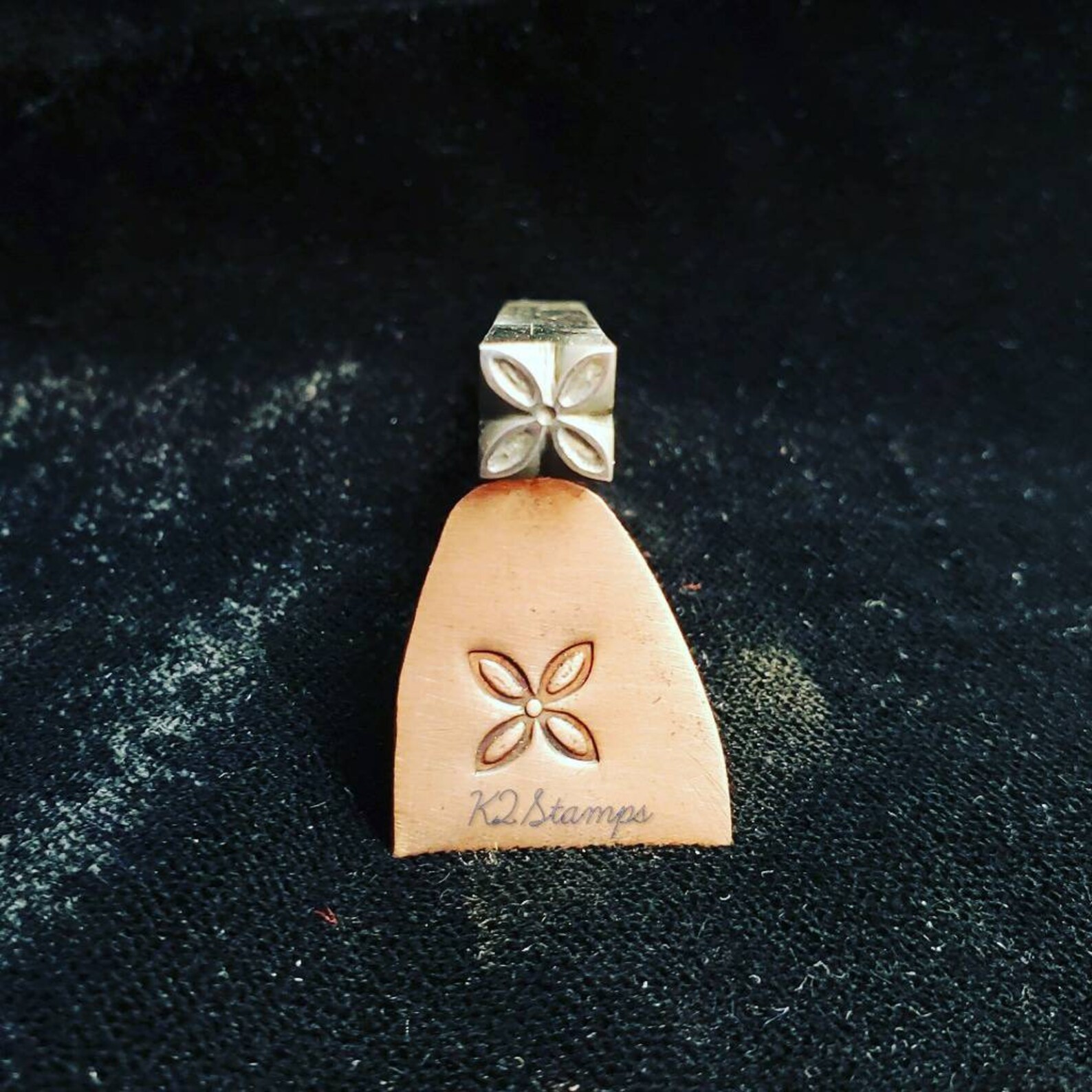 Flower, Handmade, Silver, Summer, Metalstamp, Stamping, Chasing ...