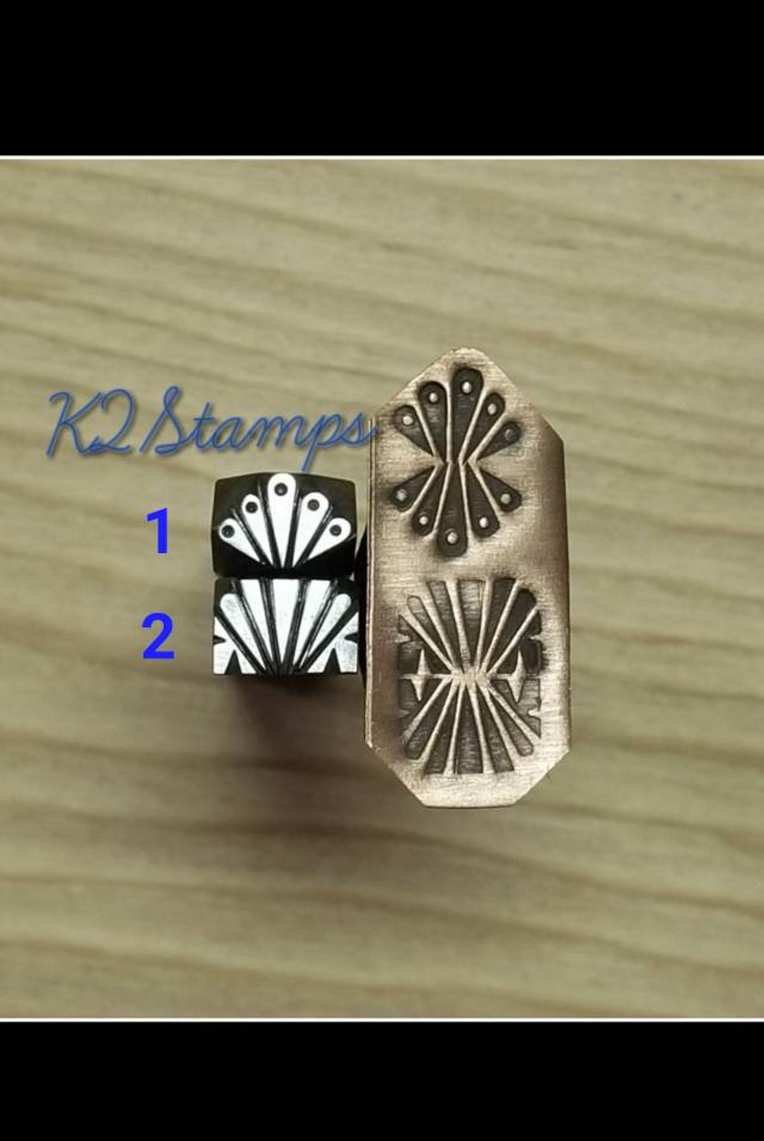 Designer, Fan, Handmade Steel Metal Stamps Chassing Repousetool for ...