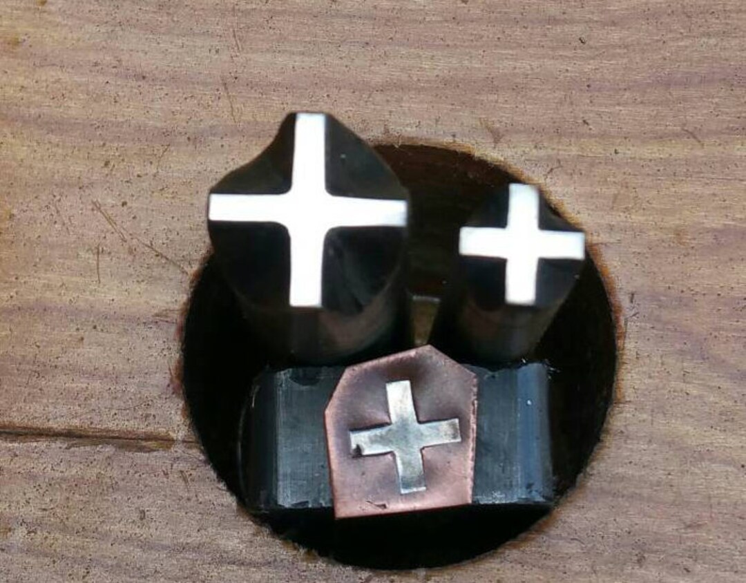 Basic Cross, Handmade, Metalstamp, Stamping, Chasing, Repousse ...