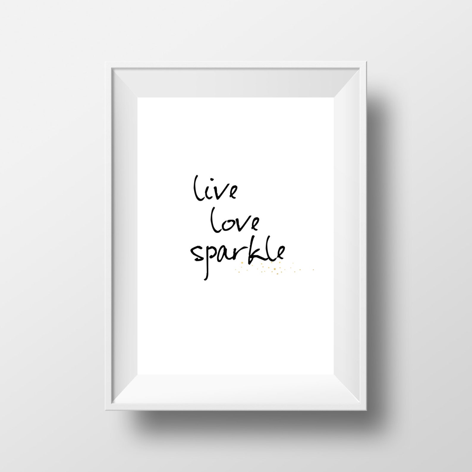 Live Love Sparkle Art Print Digital Download - Etsy
