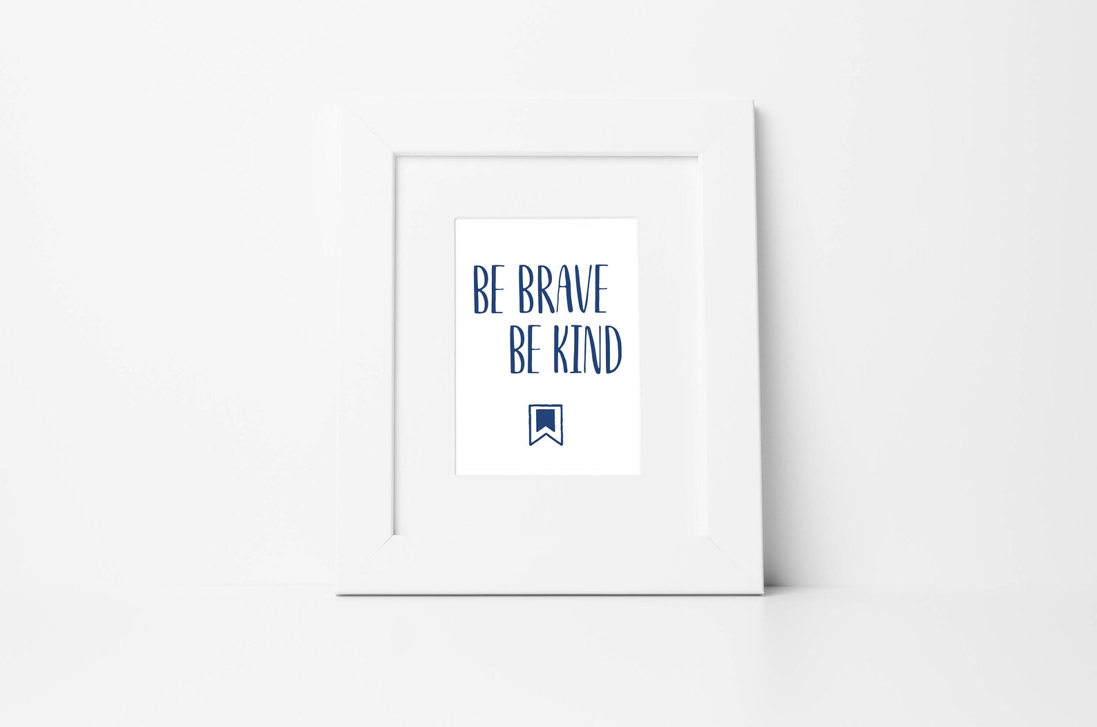 Be Brave Be Kind Art Print Digital Art Boys Room Art Classroom Art ...