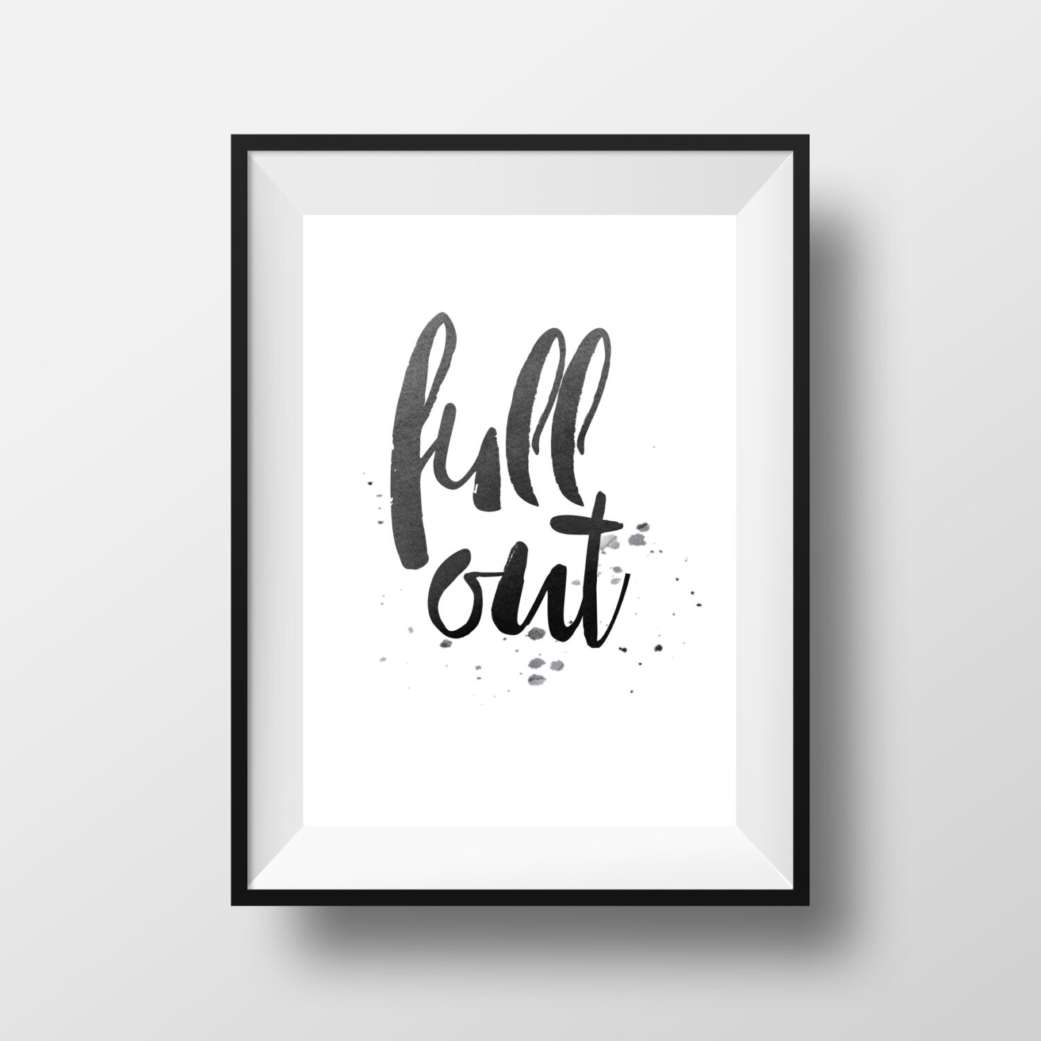 Full Out Downloadable Art Print Three Sizes for Creative Use - Etsy