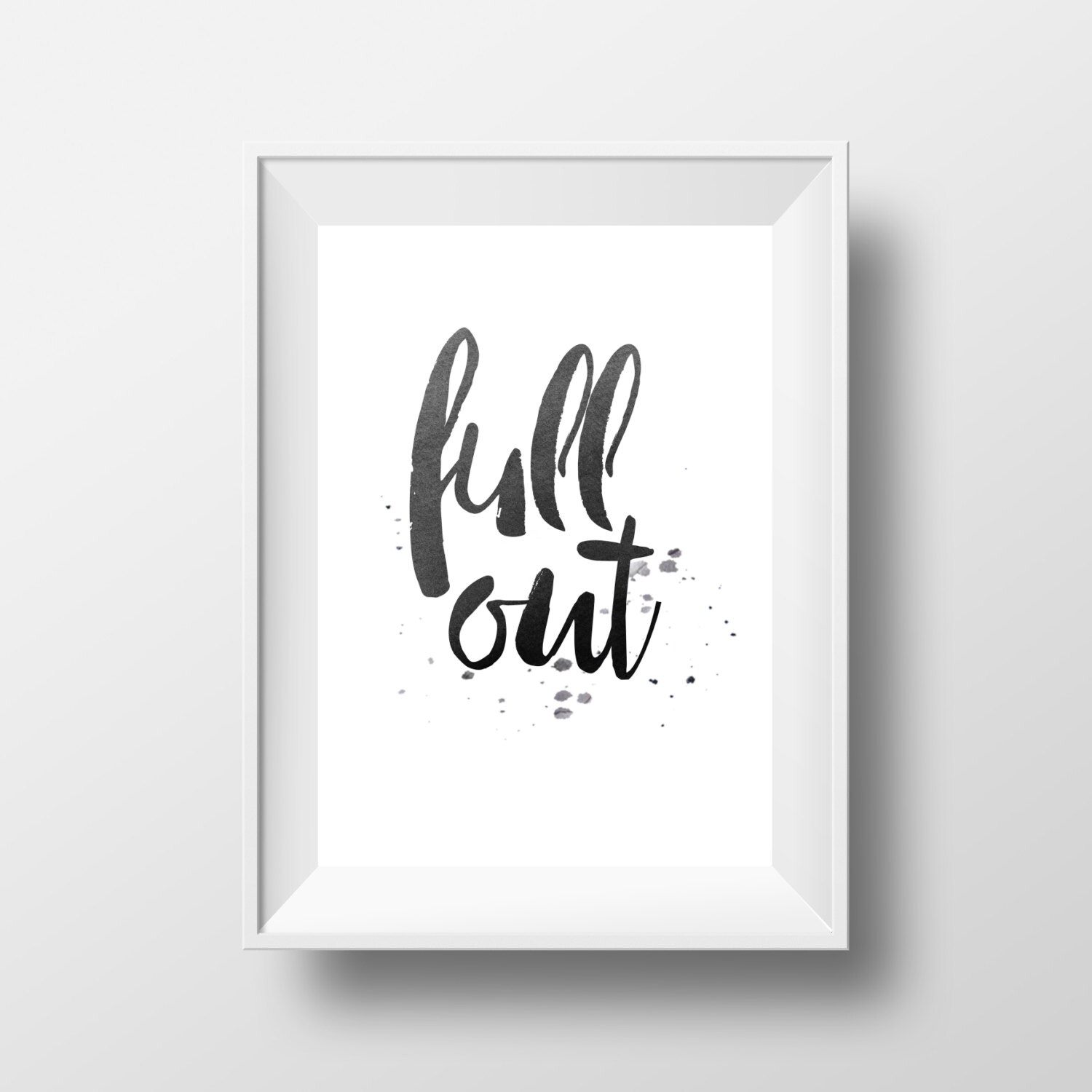 Full Out Downloadable Art Print Three Sizes for Creative Use - Etsy