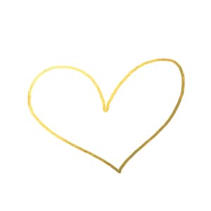 Gold Heart | Downloadable Wall Art - Etsy Canada