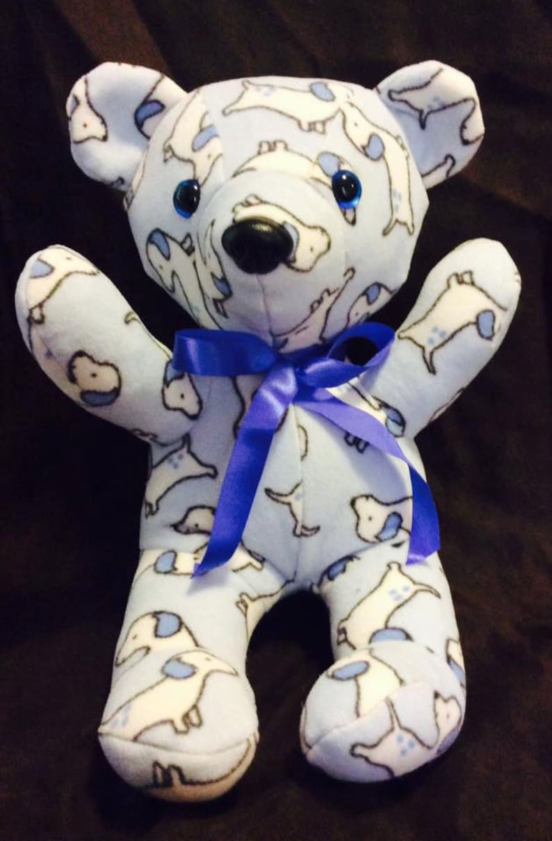 Keepsake Bear Made From Baby Sleeper/pajamas - Etsy