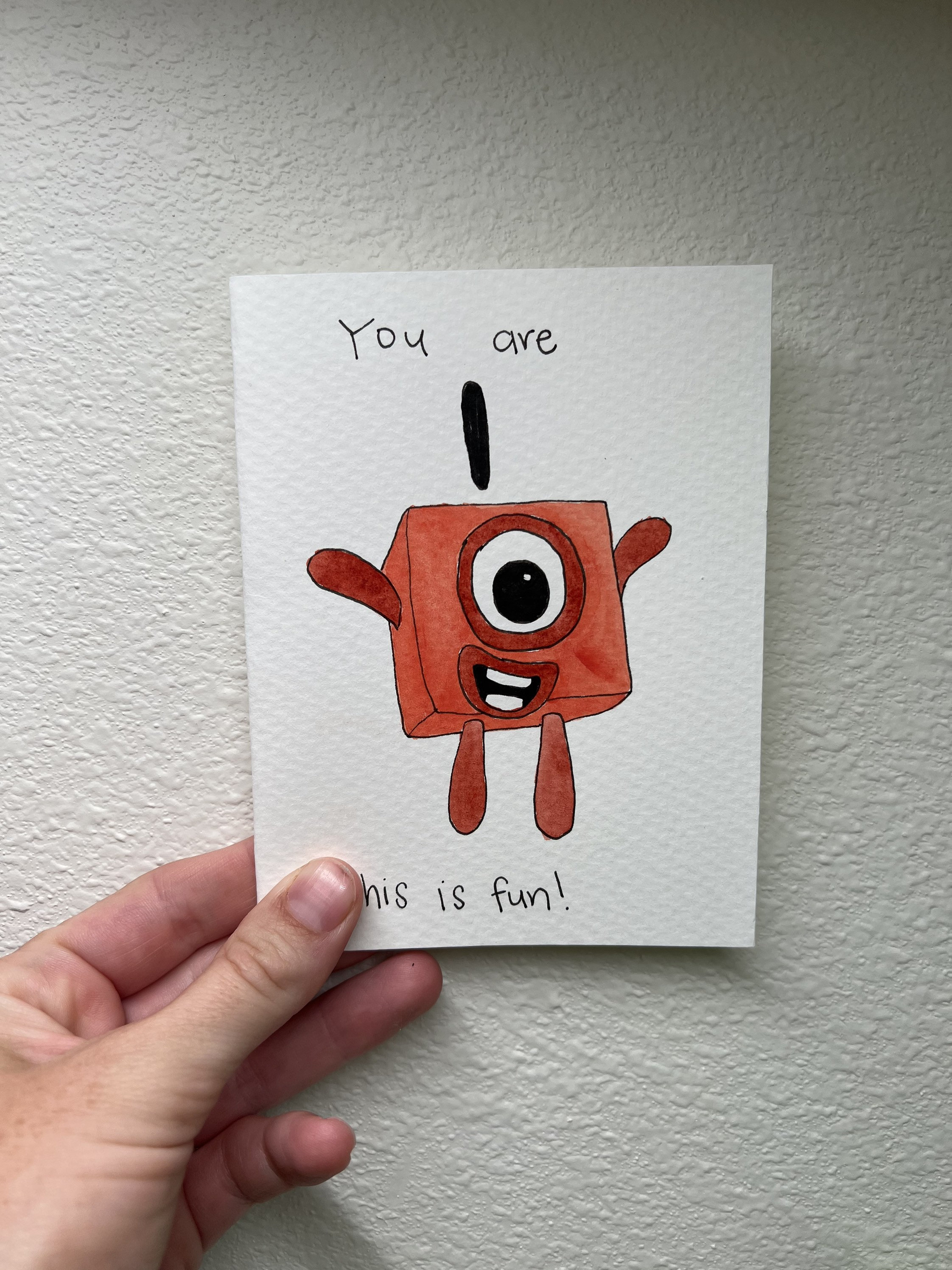 Numberblocks Card Number 4 - Etsy UK