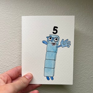 Hand Painted Watercolor Card, Unique Greeting Card, Thinking of You ...