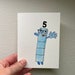 Hand Painted Watercolor Card, Unique Greeting Card, Thinking of You ...