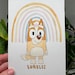 Watercolor BLUEY FAMILY Portrait Bluey Painting - Etsy